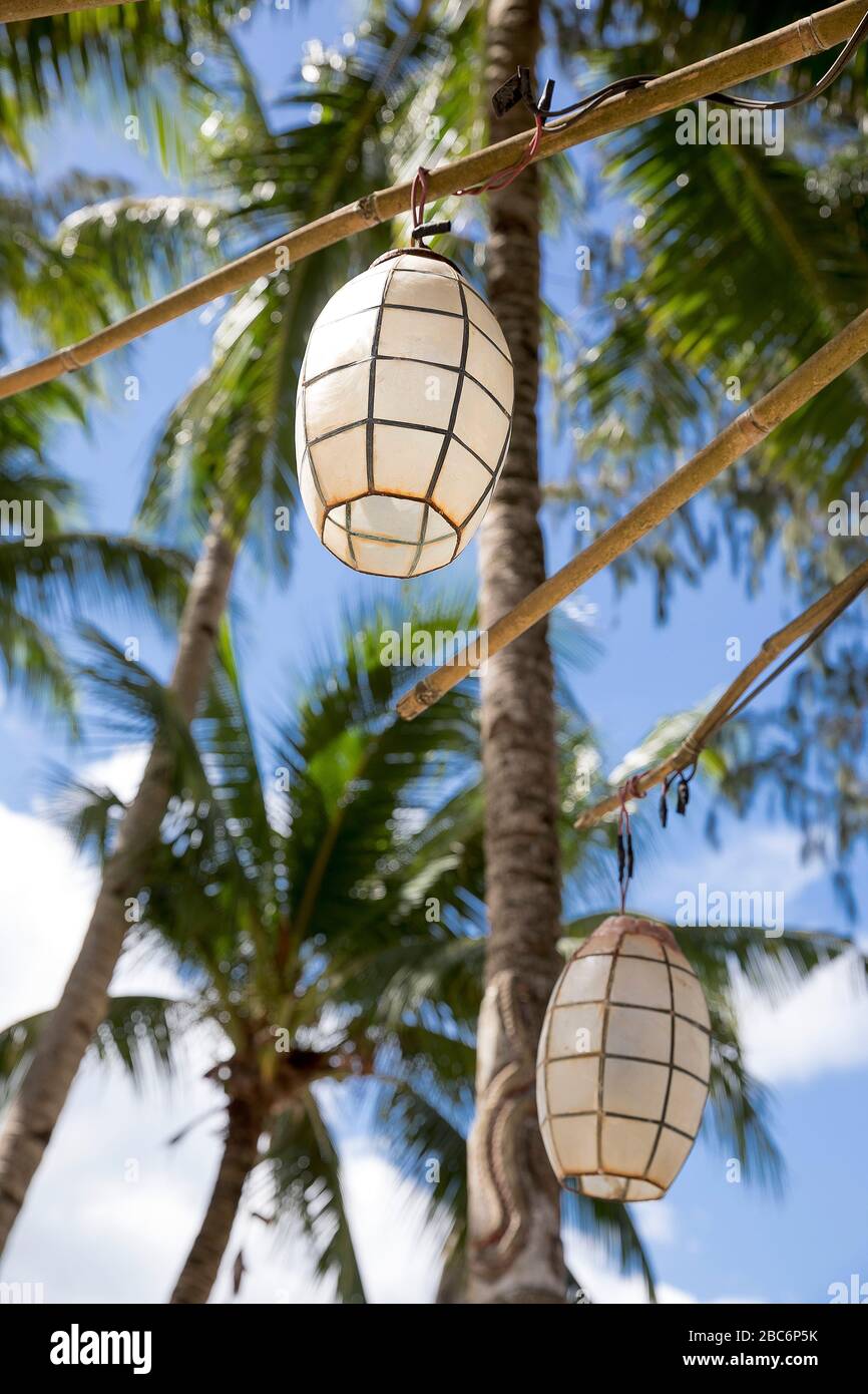 Boracay Island beautiful beach puka shell beach, Philippines Stock ...