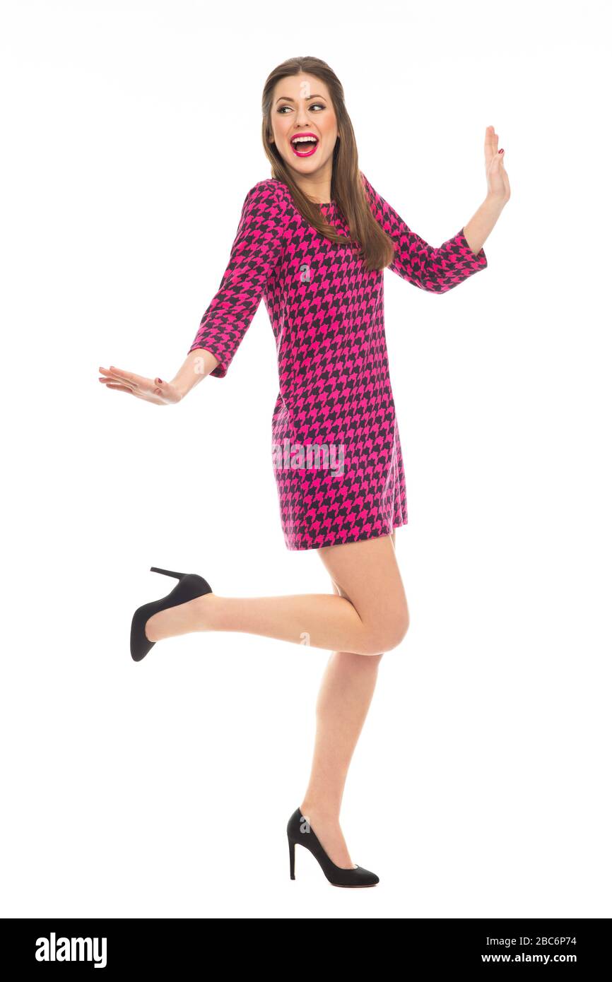 Pin-Up Girl Posing Stock Photo - Alamy