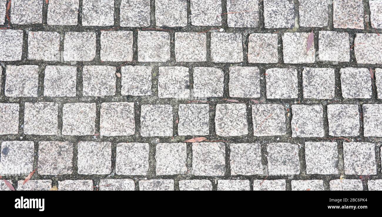 background gray cobblestones in street grey brick wall texture ...