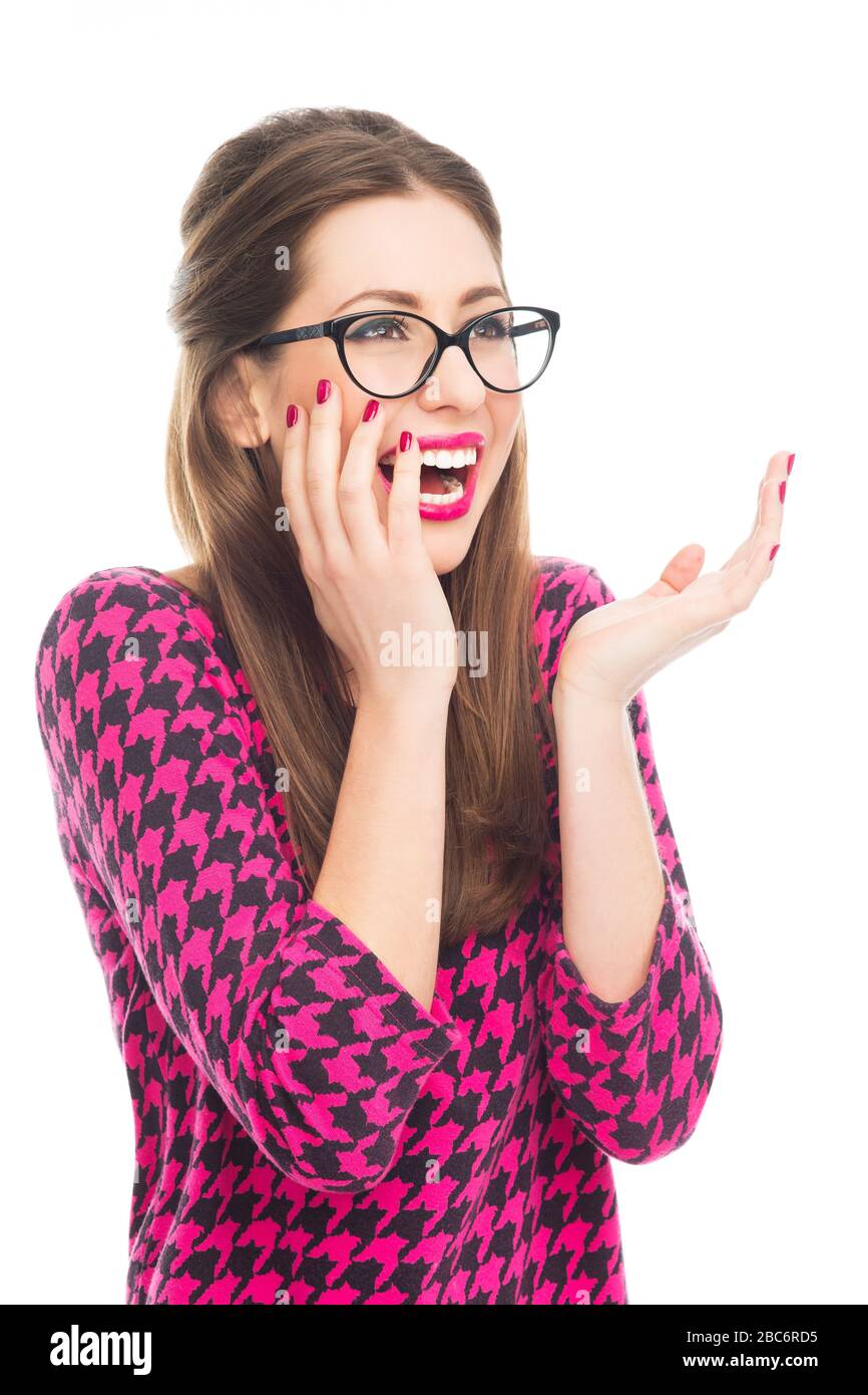 Pin-Up Girl Posing Stock Photo - Alamy