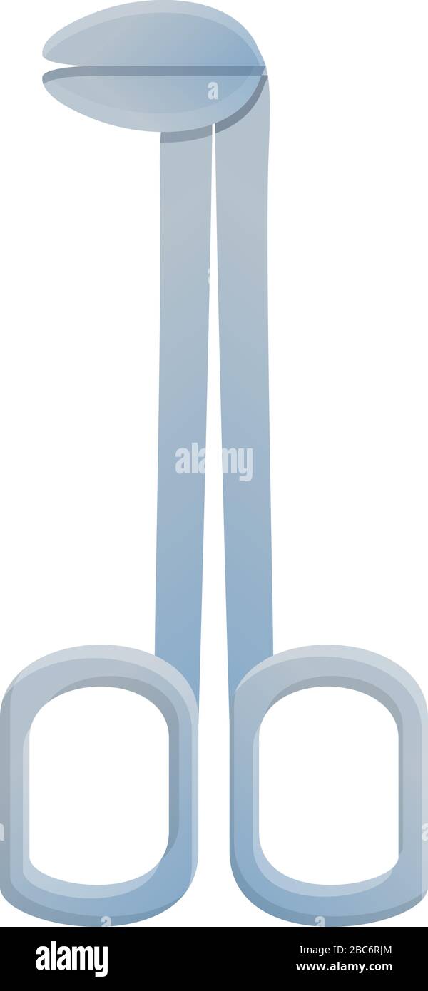 Tongs forceps icon. Cartoon of tongs forceps vector icon for web design ...