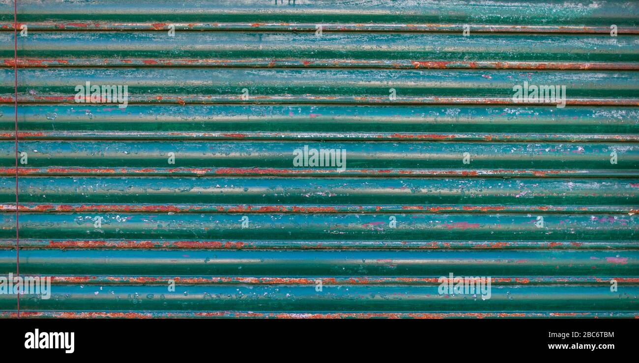 grunge dirty metal old galvanized green steel background texture Stock ...