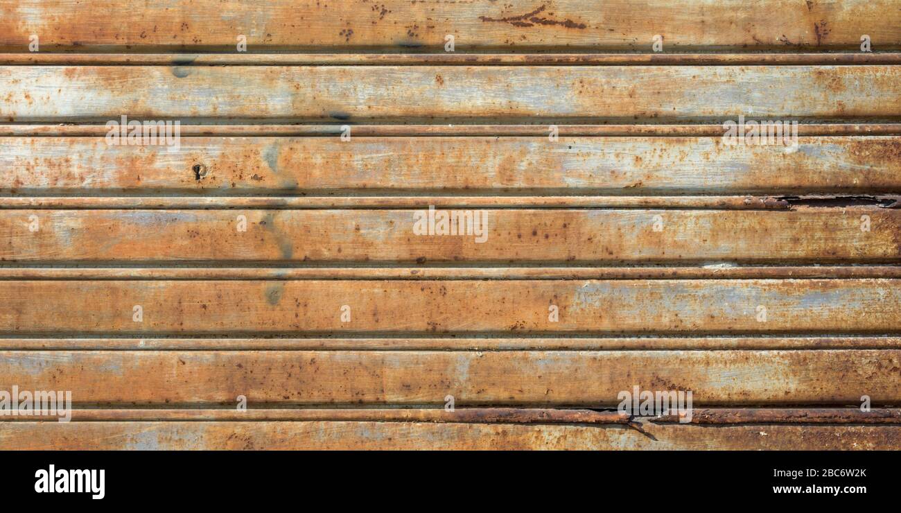 steel rust texture old iron rusty metal roller door background shutter ...