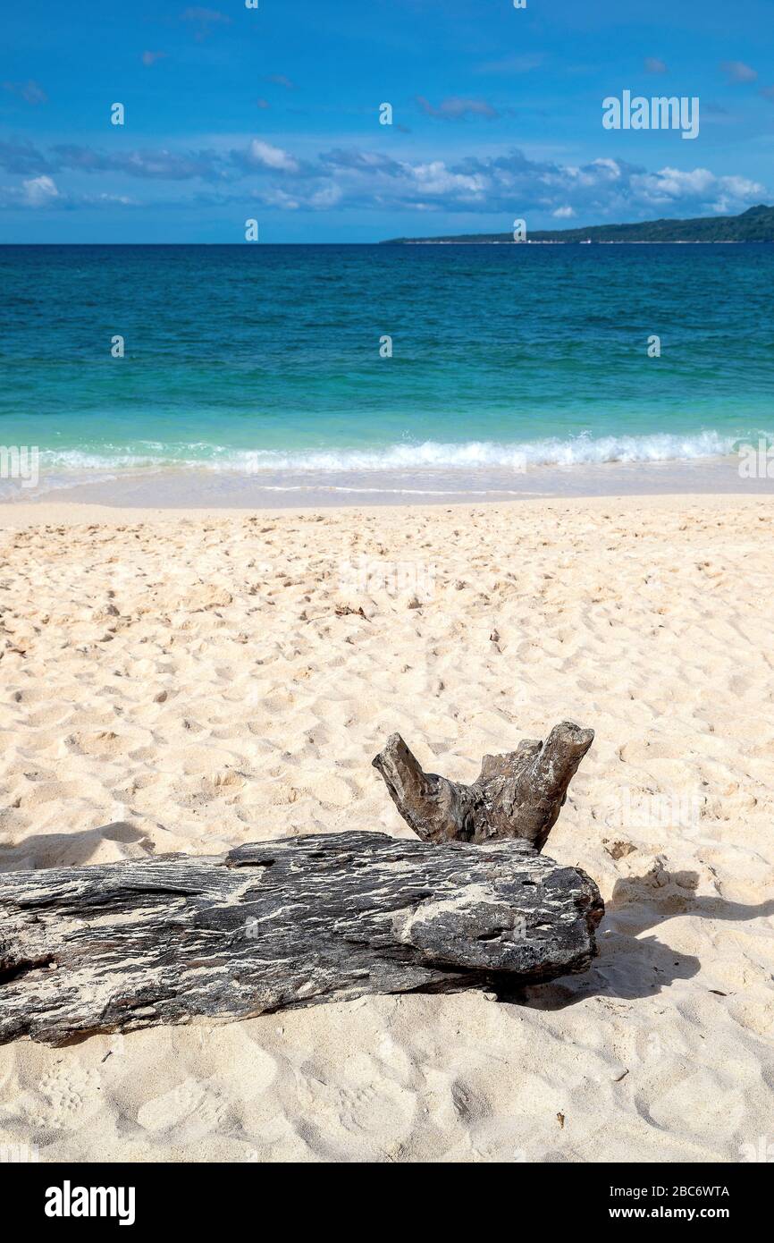 Boracay Island beautiful beach puka shell beach, Philippines Stock ...