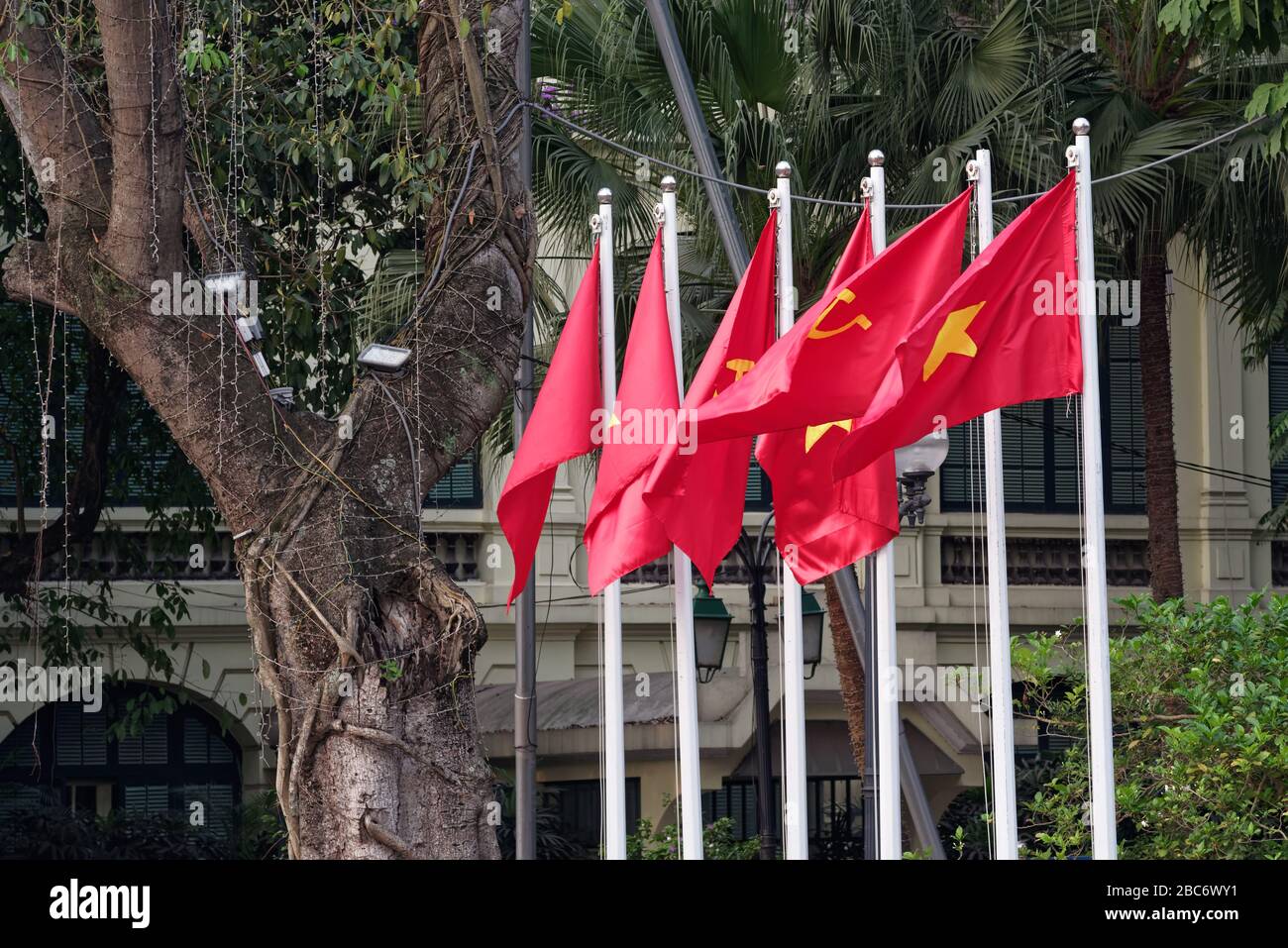Communist flags hi-res stock photography and images - Alamy