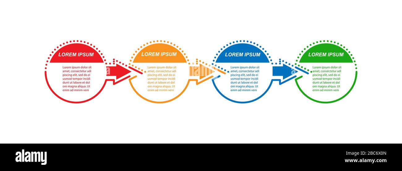 Vector template for business or Finance infographics. Development plan ...