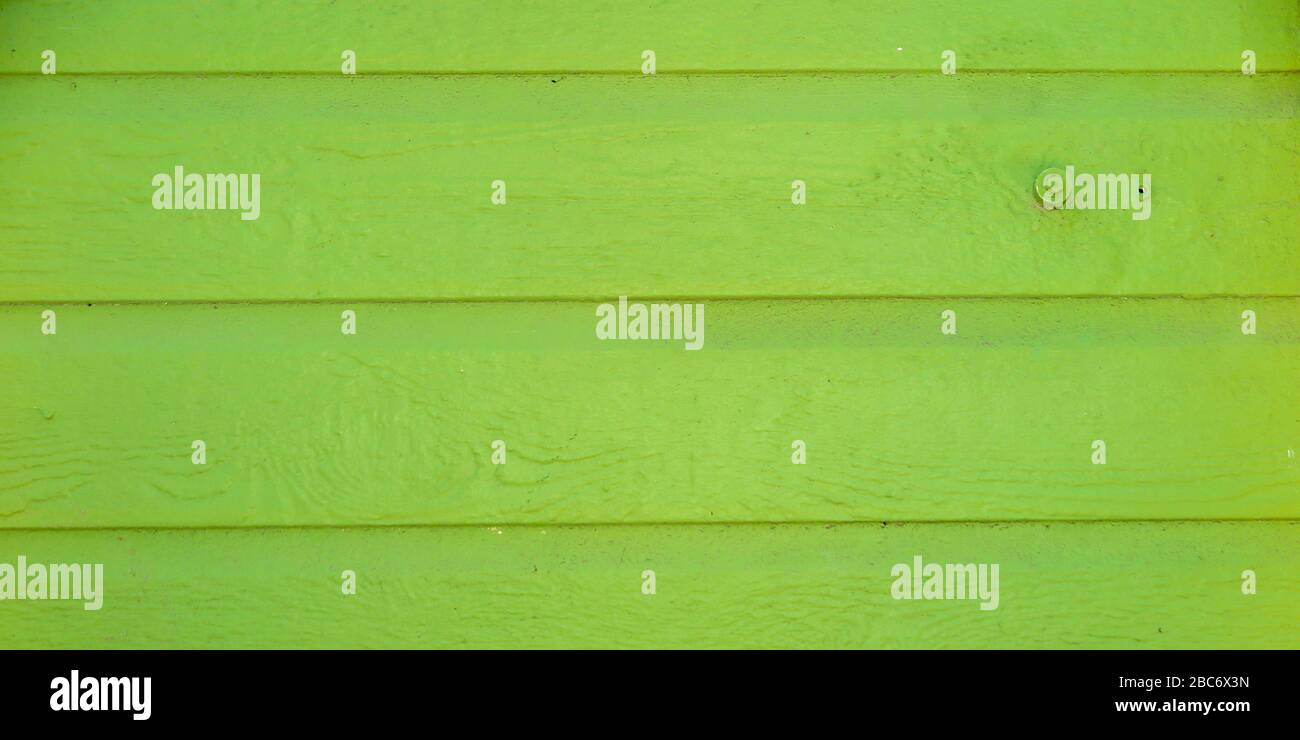 bright green wood planks background wooden texture Stock Photo - Alamy