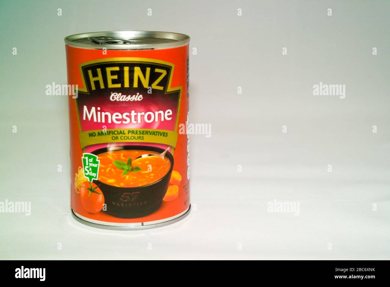 Tin of Soup Stock Photo - Alamy