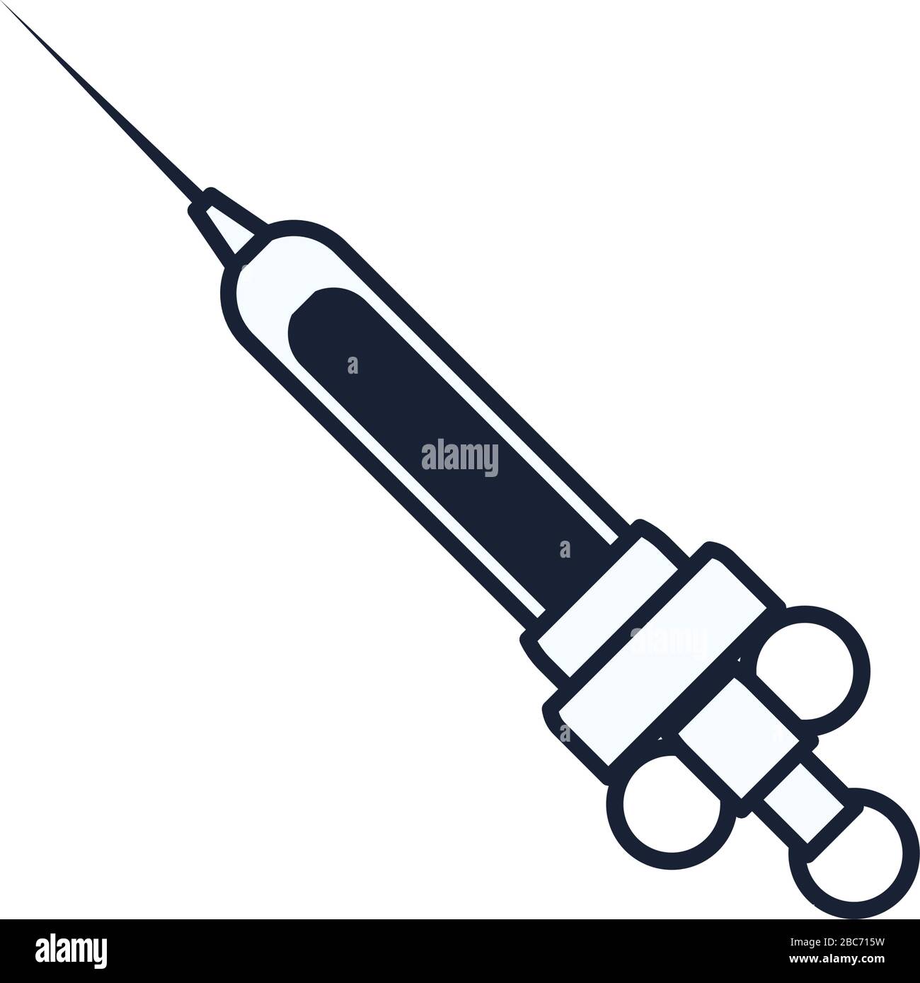 Injection line style icon design of Medical care health emergency aid ...