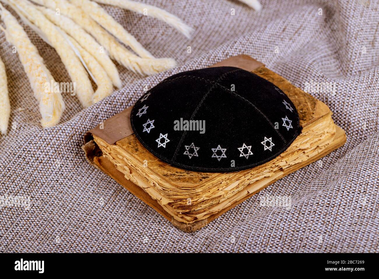 Jewish a traditional religious holiday Shavuot harvest holy festival ...