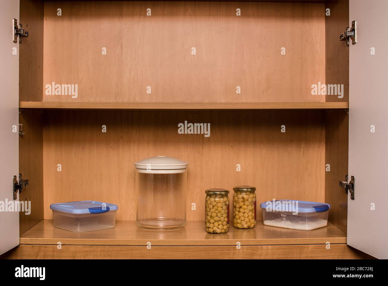 Little storage in kitchen pantry for quarantine for coronavirus covid ...
