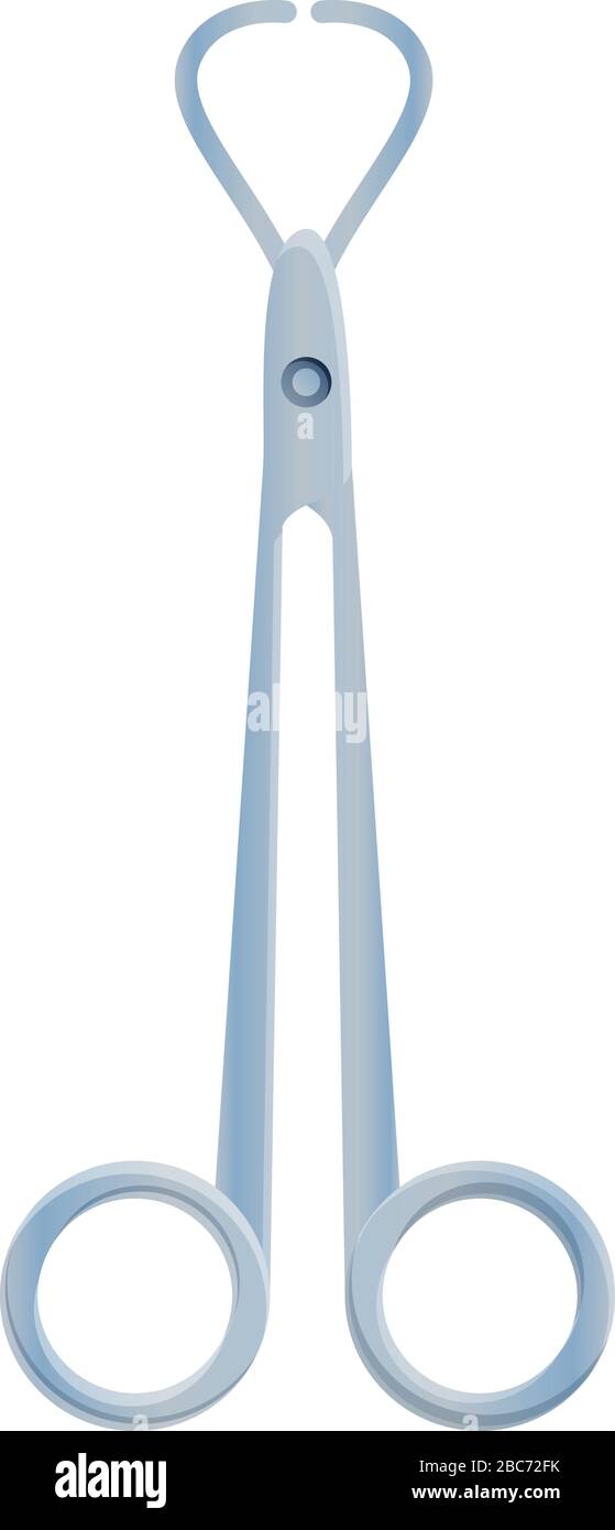Surgical forceps icon. Cartoon of surgical forceps vector icon for web ...