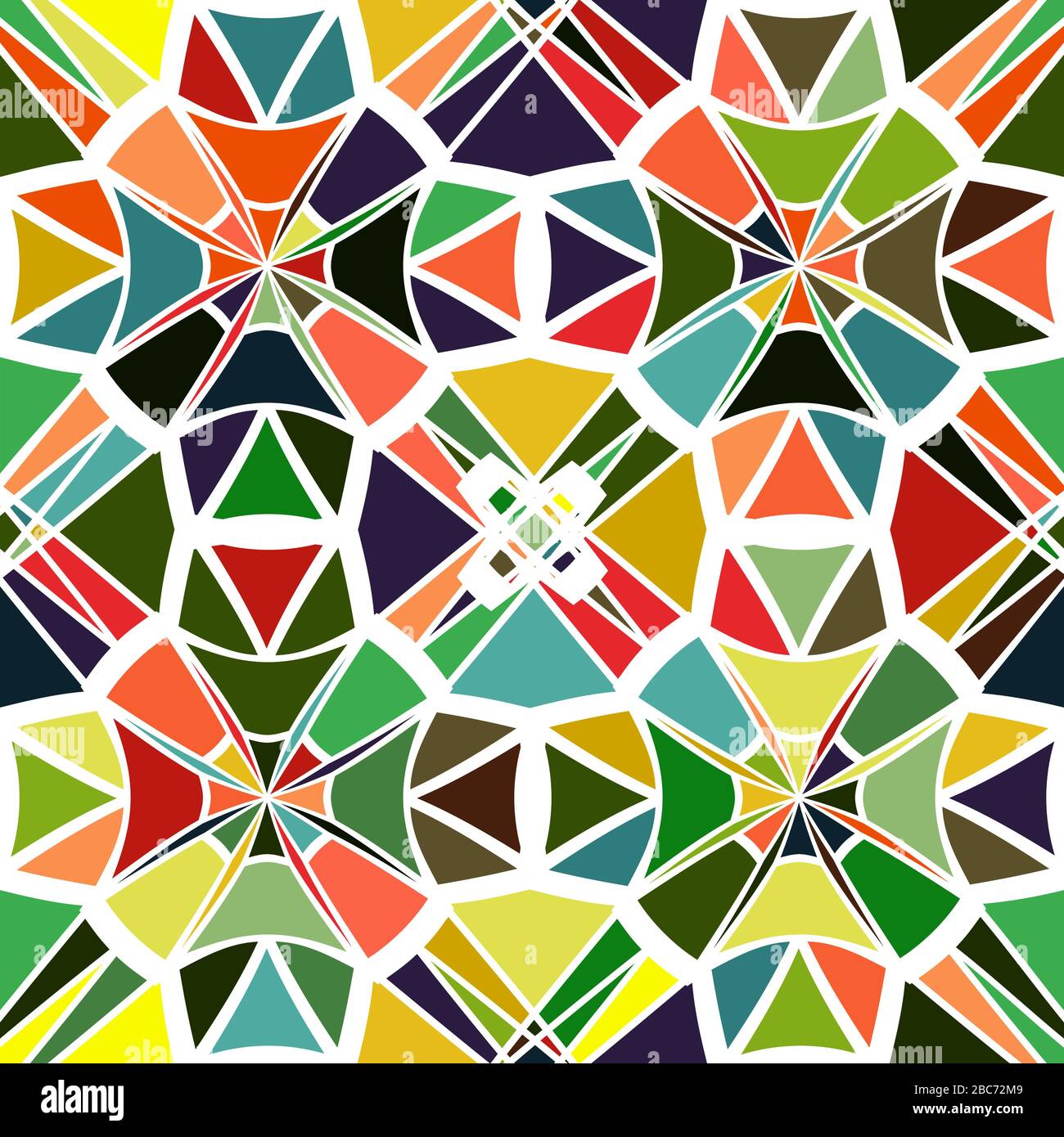 Seamless multicolored pattern. Modern random colors for textiles ...