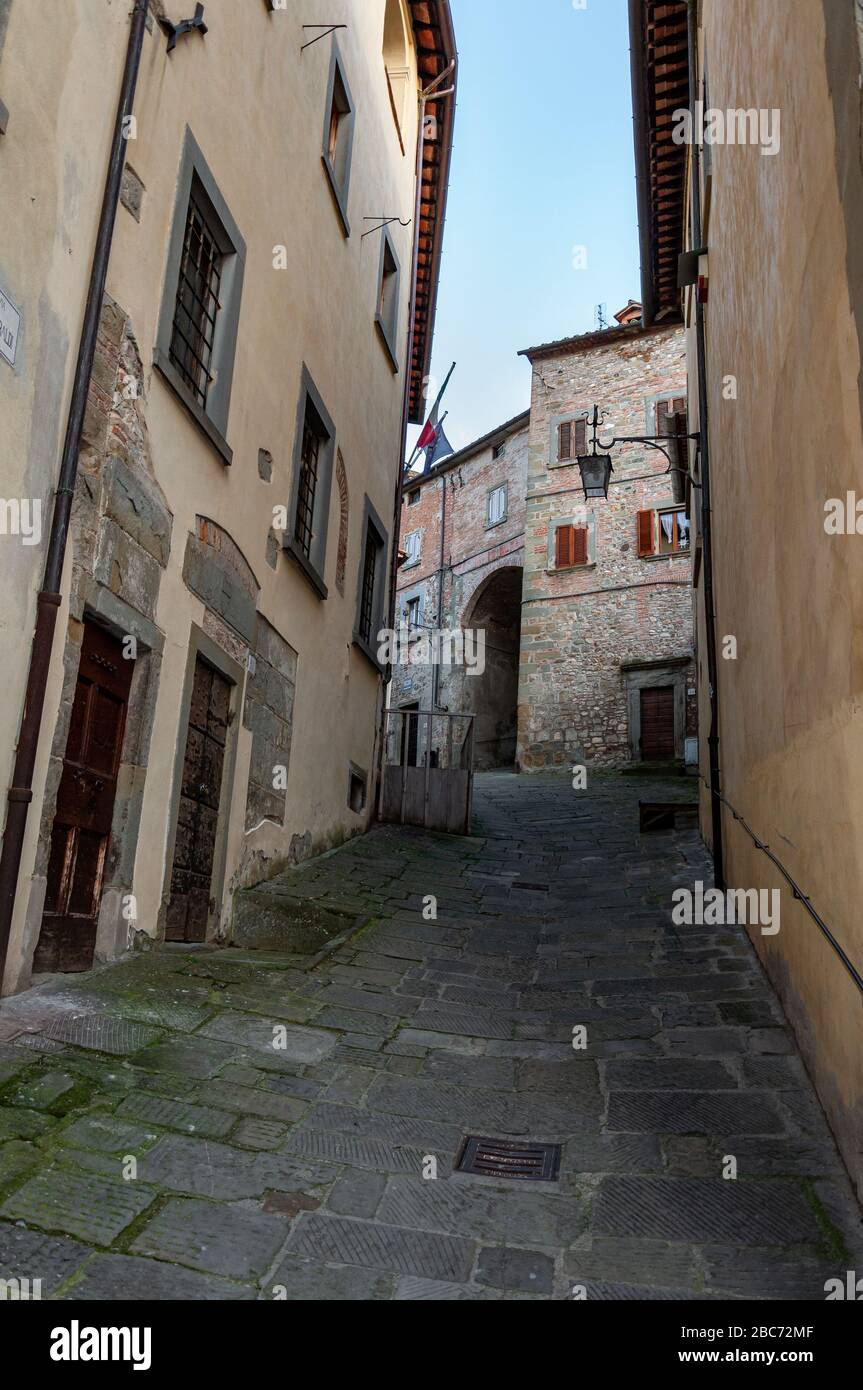 Anghiari, village in Tuscany, Italy. Famous for the "Battle of Anghiari ...