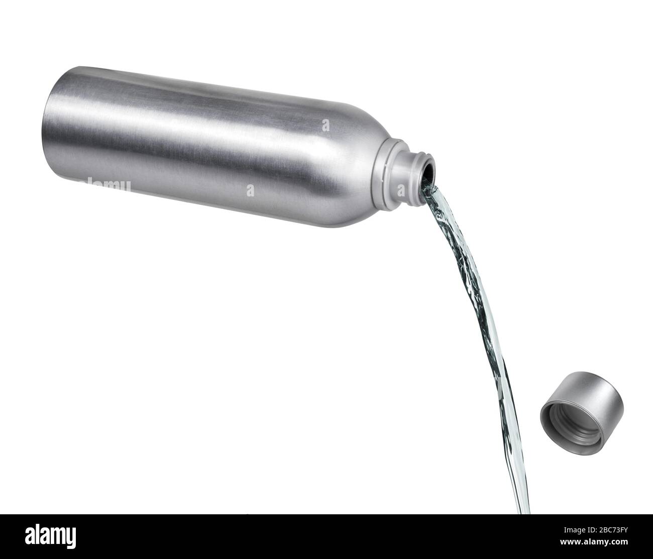 Hand pouring water from bottle Cut Out Stock Images & Pictures - Alamy