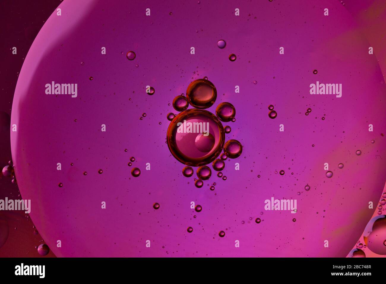 Abstract Violet Water Drops Background, Macro View Stock Photo - Alamy