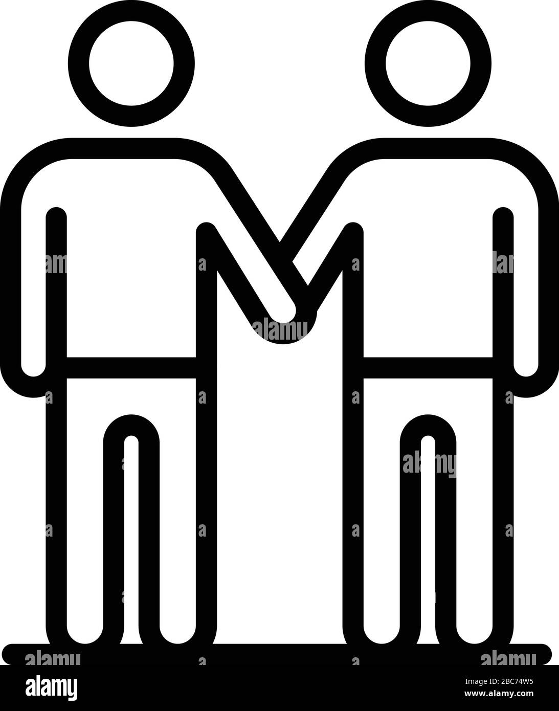 Adult unity icon, outline style Stock Vector Image & Art - Alamy