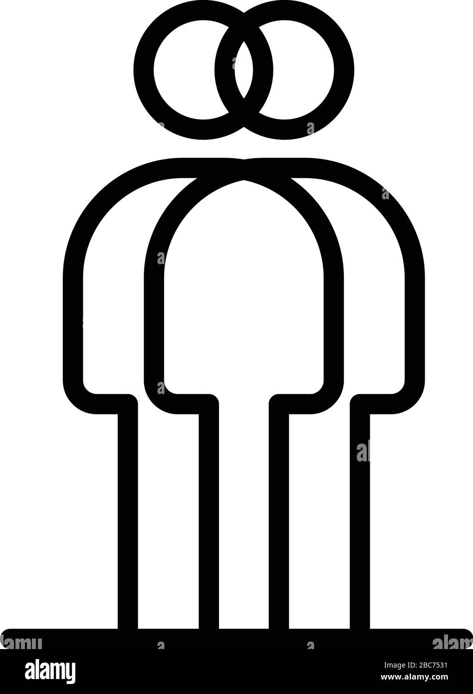 Stop racism icon, outline style Stock Vector Image & Art - Alamy