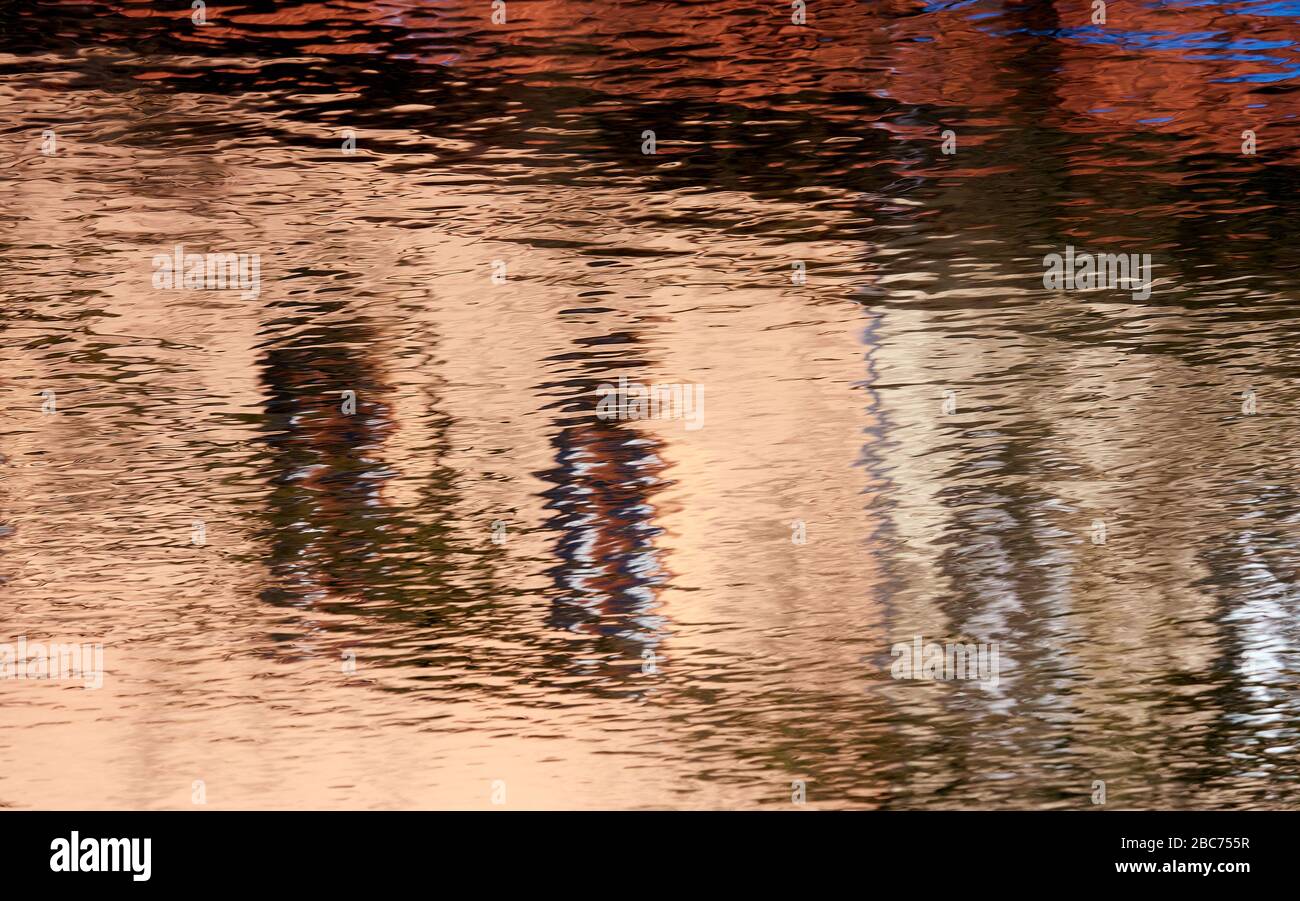 Reflex surface mirror of the water reflection hi-res stock photography ...
