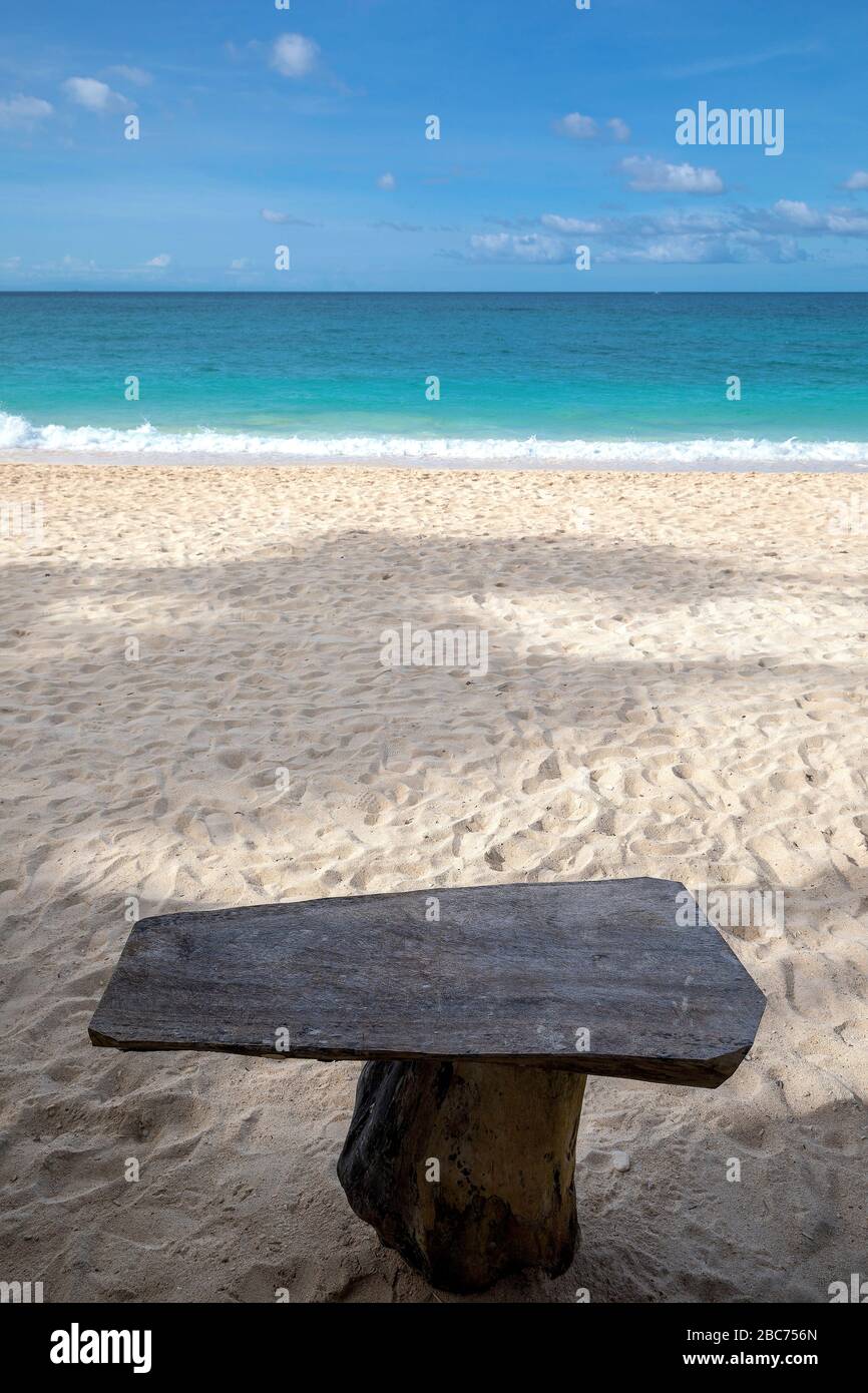 Boracay Island beautiful beach puka shell beach, Philippines Stock ...