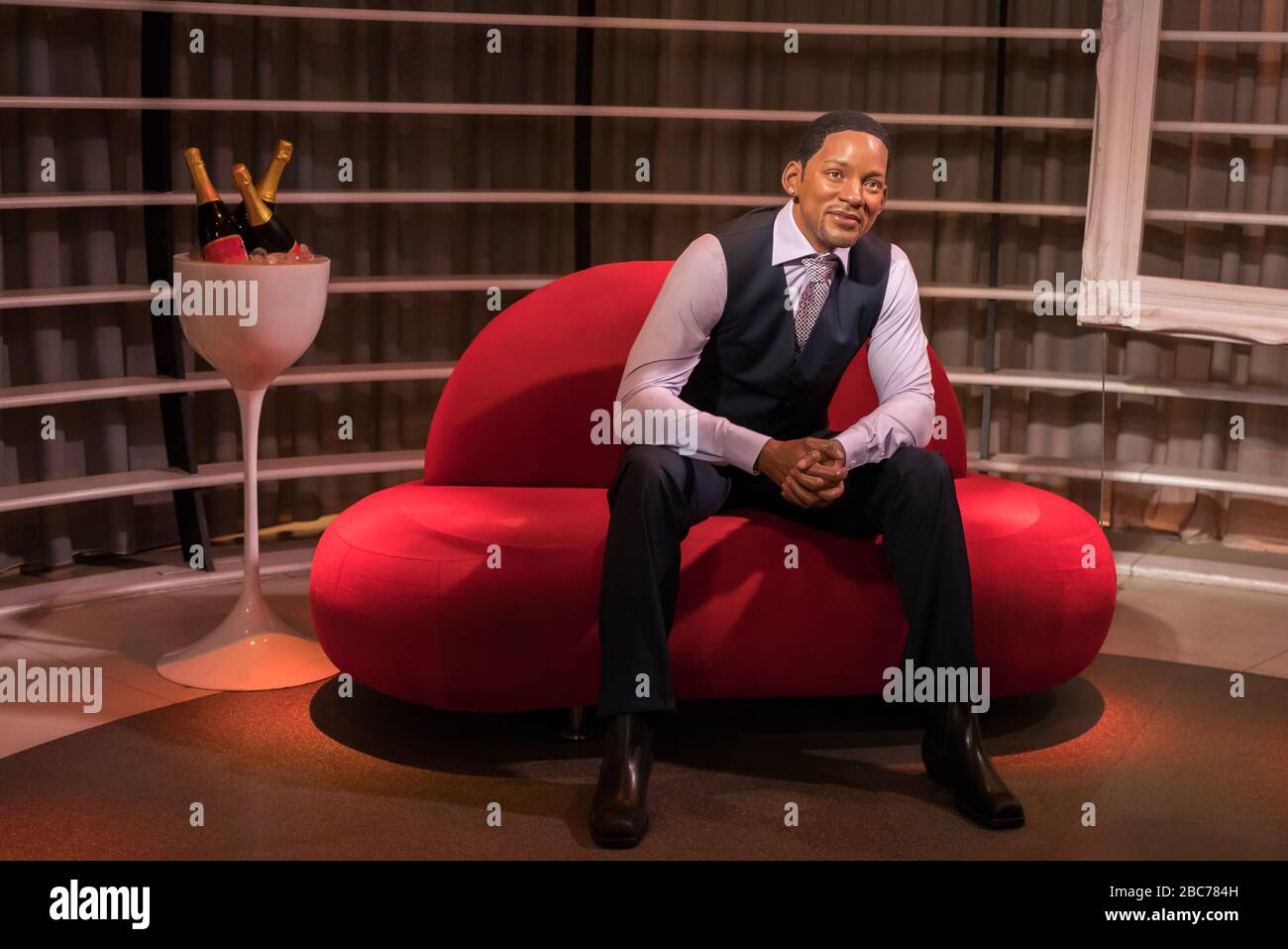 Bangkok,Thailand - November 1,2019 : Will Smith wax figure display at ...