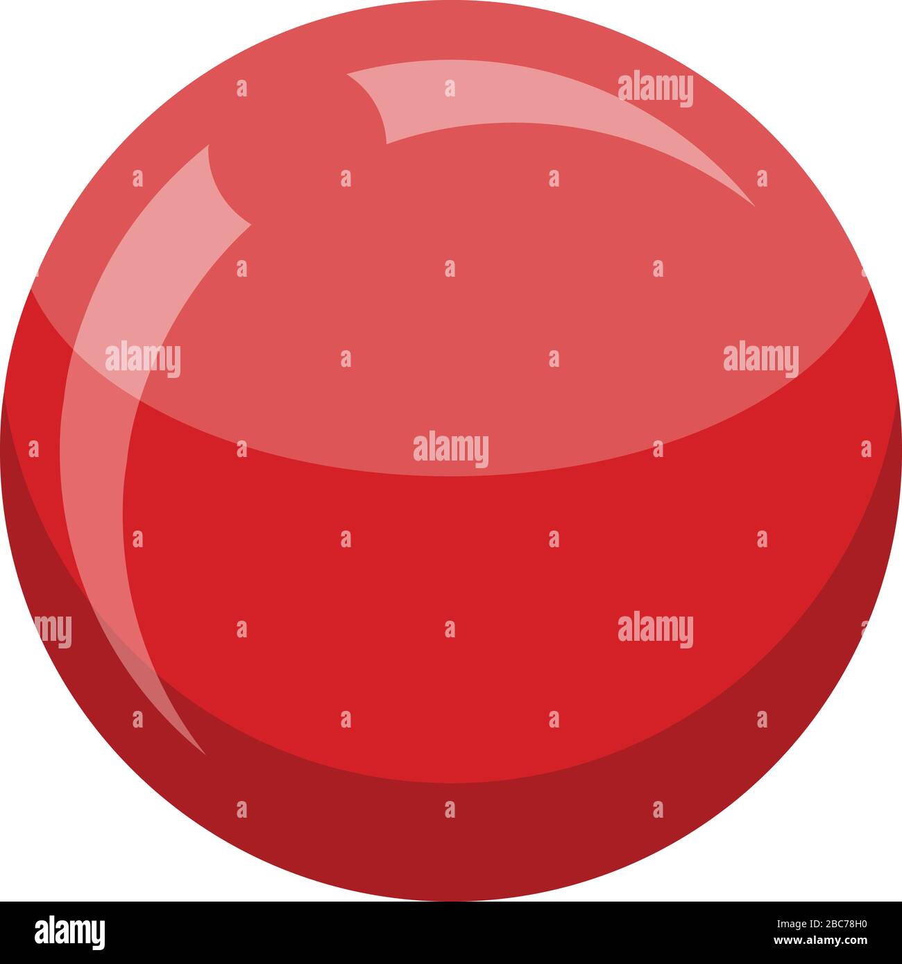 Croquet red ball icon, isometric style Stock Vector Image & Art - Alamy