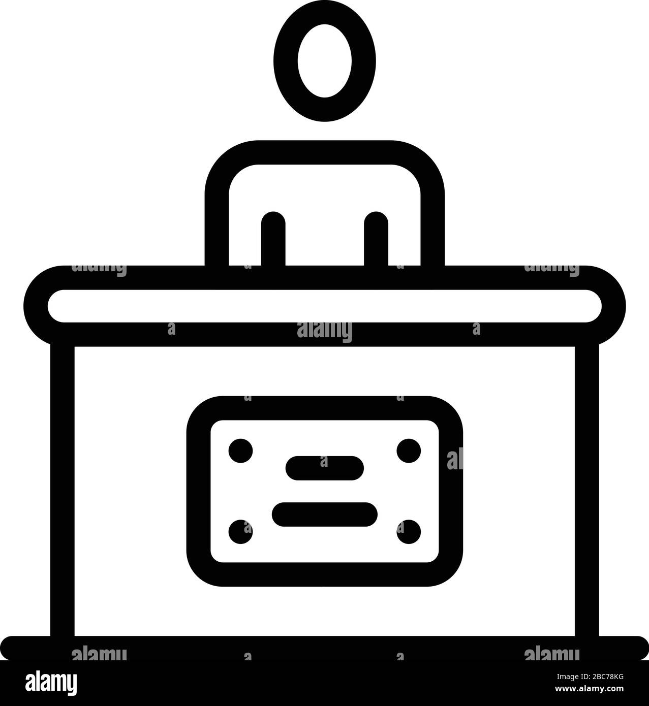 Reception staff theater hi-res stock photography and images - Alamy