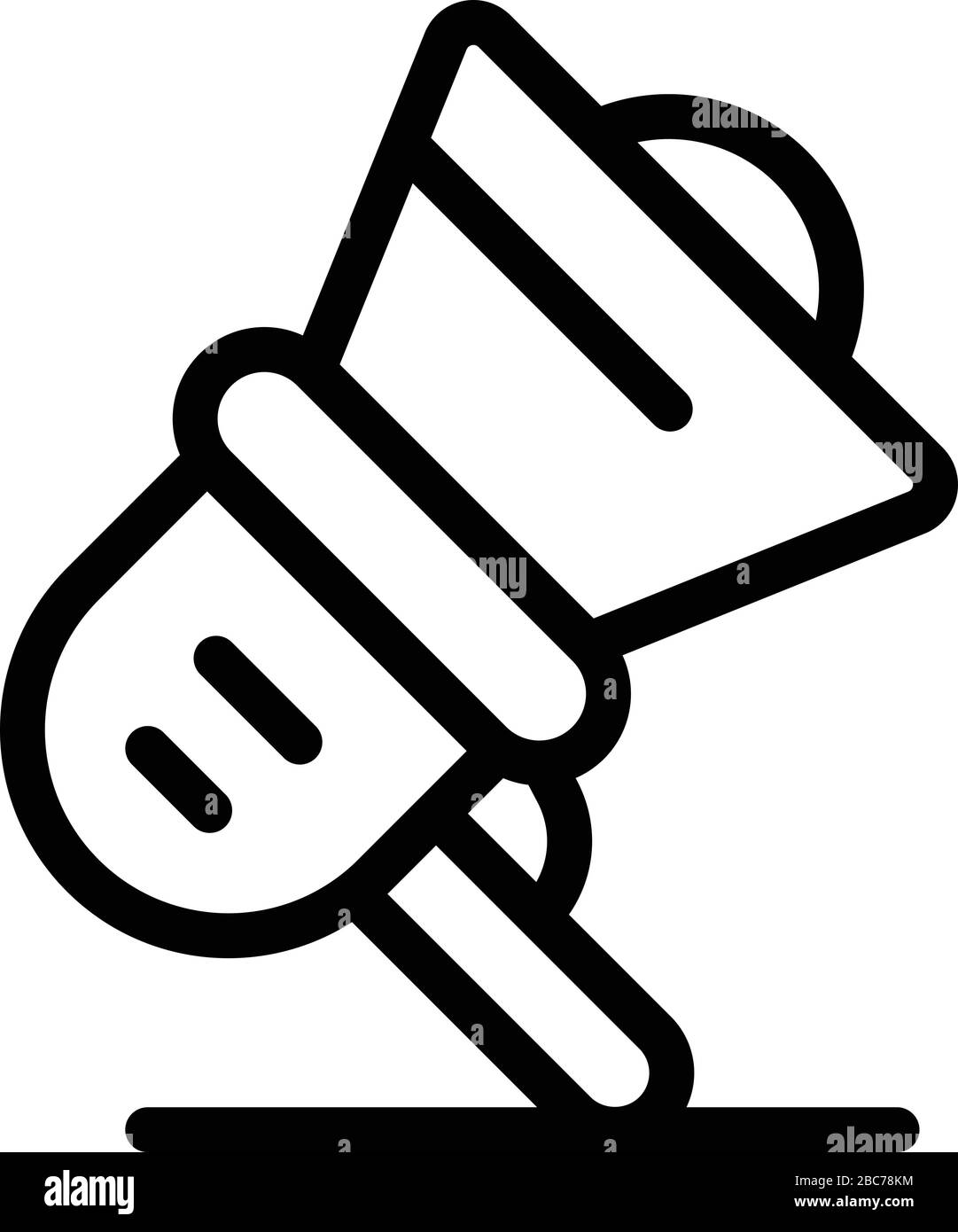 Megaphone icon, outline style Stock Vector Image & Art - Alamy