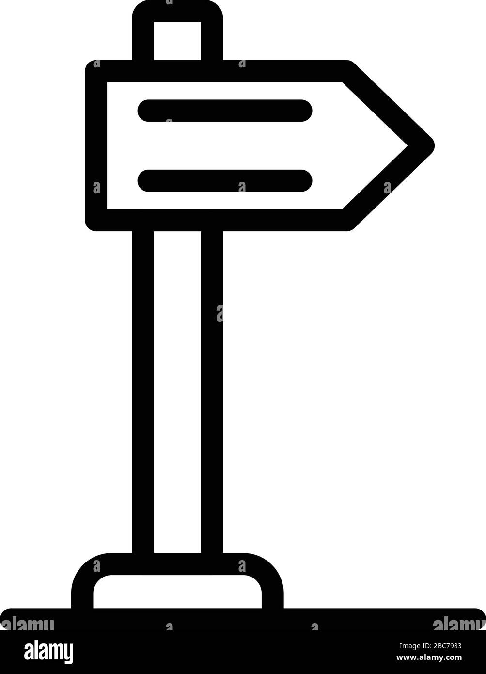 Museum sign board icon, outline style Stock Vector Image & Art - Alamy