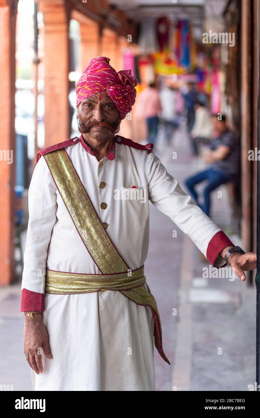 Doorman india hi-res stock photography and images - Alamy