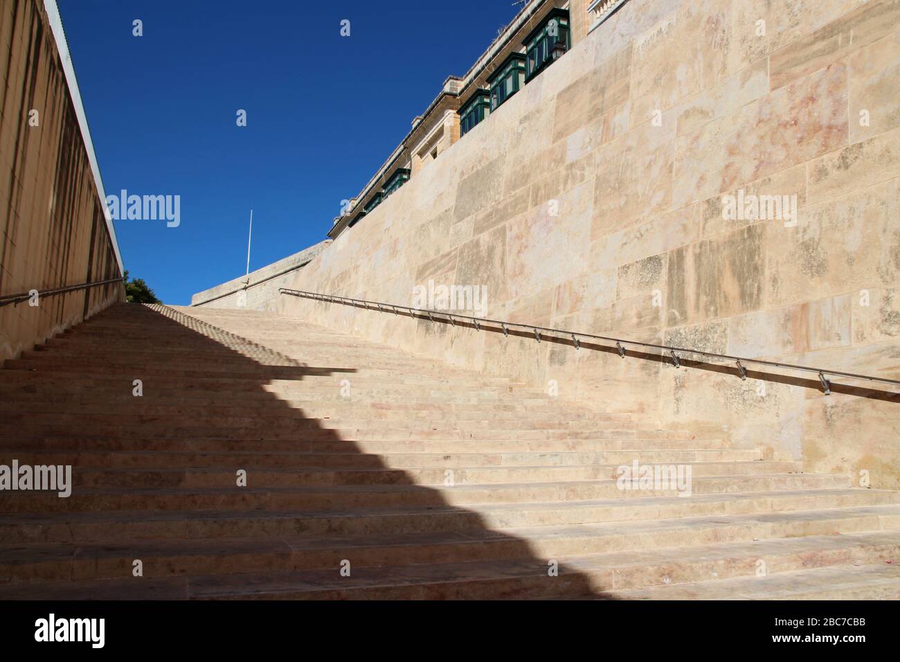 stairs in valletta (malta Stock Photo - Alamy