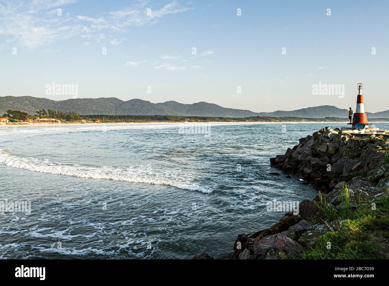 Barra da Lagoa Beach. Florianopolis, Santa Catarina, Brazil Stock Photo ...