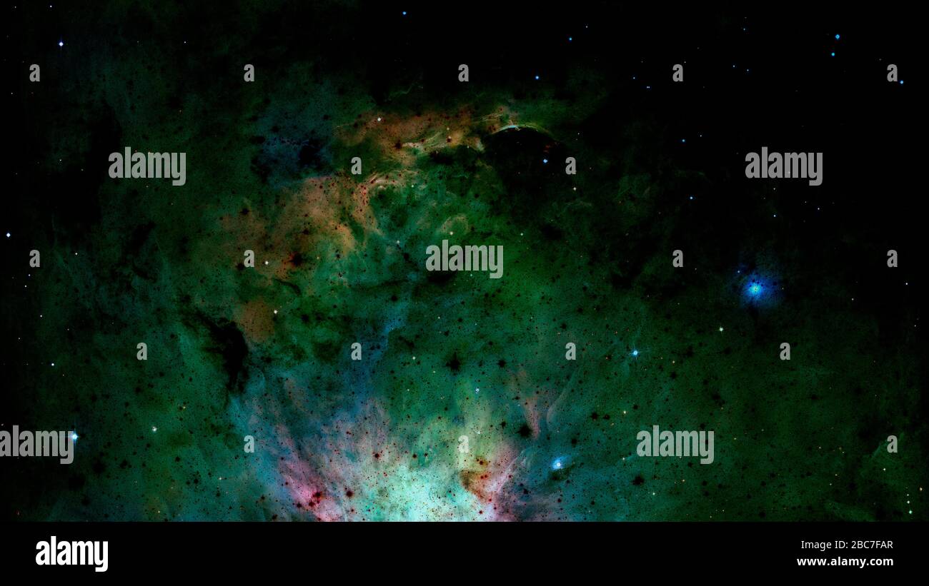 Hubble views galaxy and nebula. Elements of this image furnished by ...