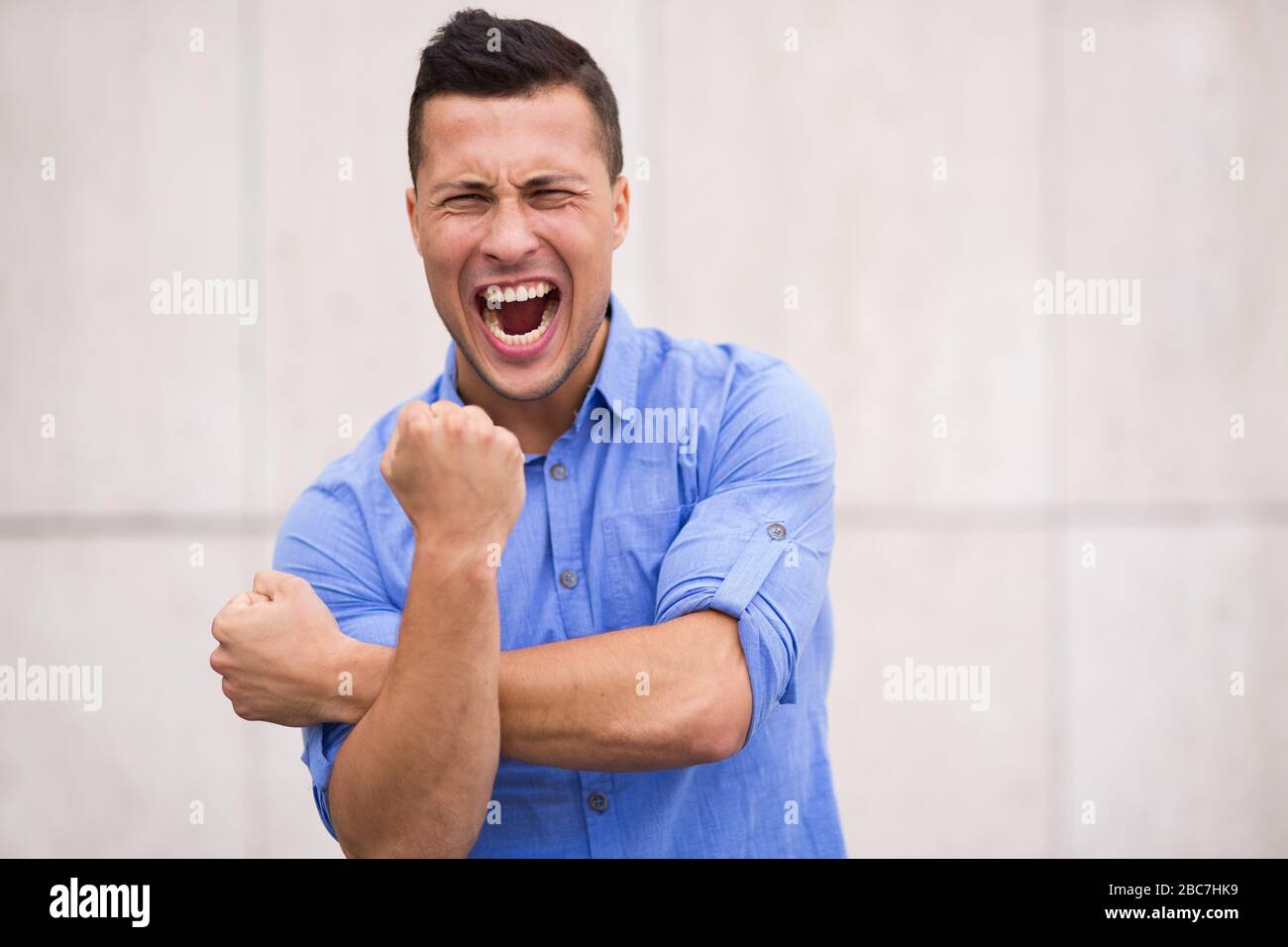 Angry guy shouting hi-res stock photography and images - Alamy