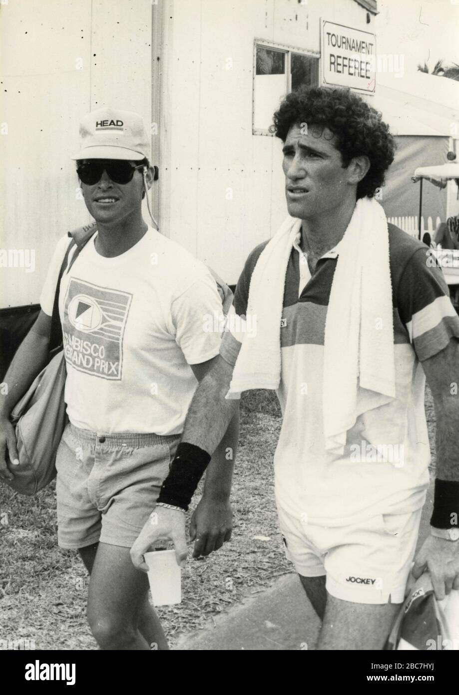 American tennis player Brad Gilbert at the Lipton International ...