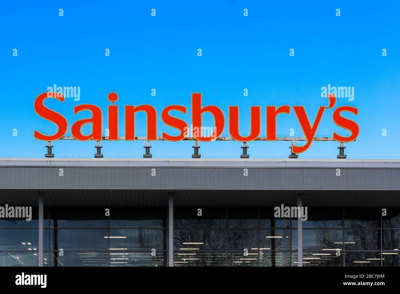 Sainsburys retail logo hi-res stock photography and images - Alamy