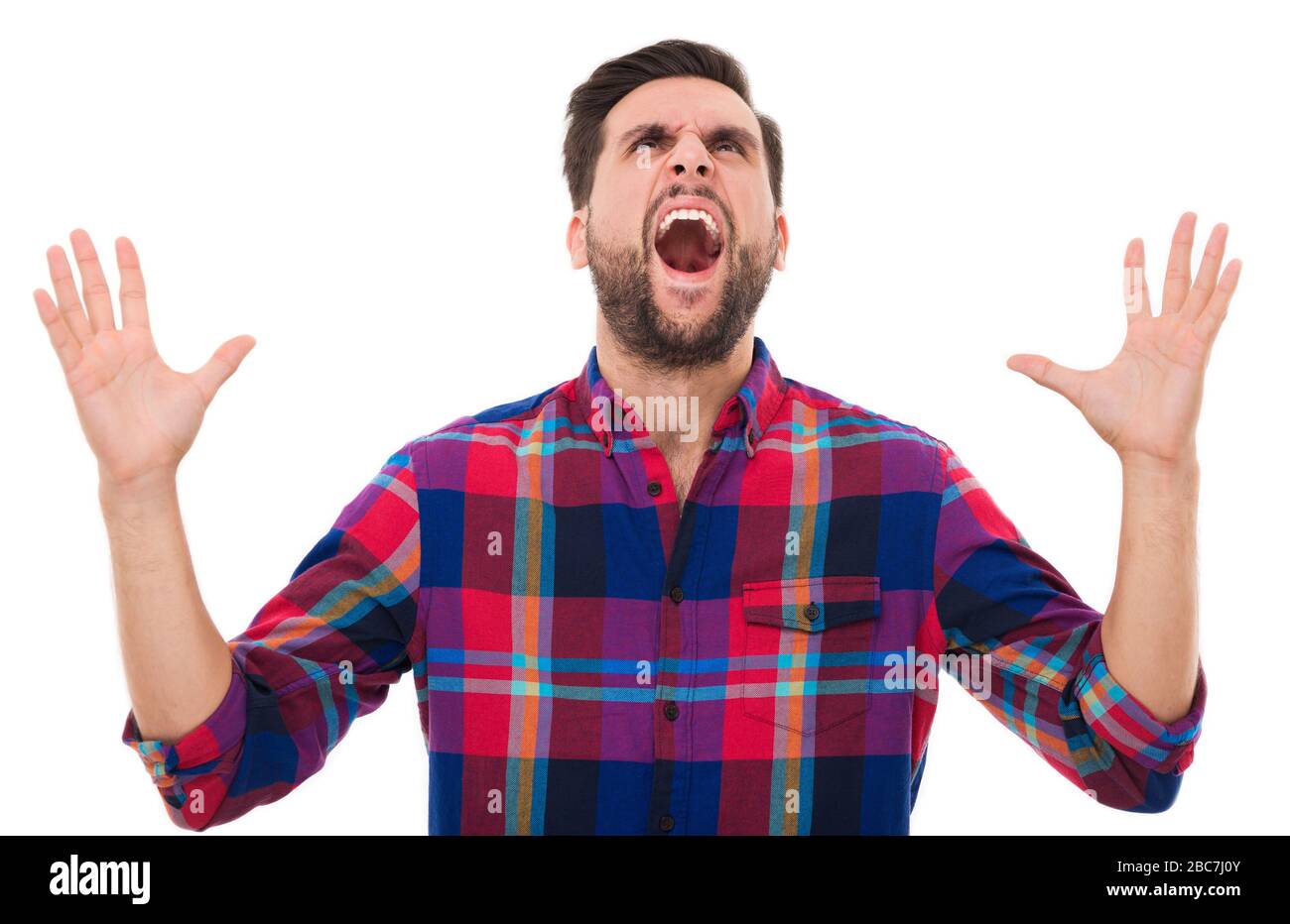 Shouting person hi-res stock photography and images - Alamy