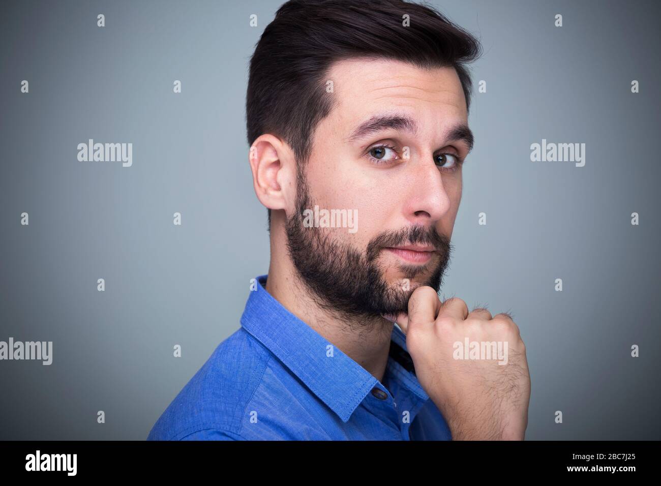 Handsome millennials hi-res stock photography and images - Alamy