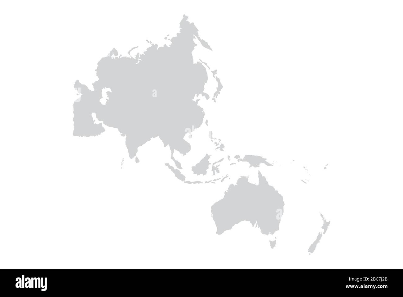 Asia Pacific Map Clip Art