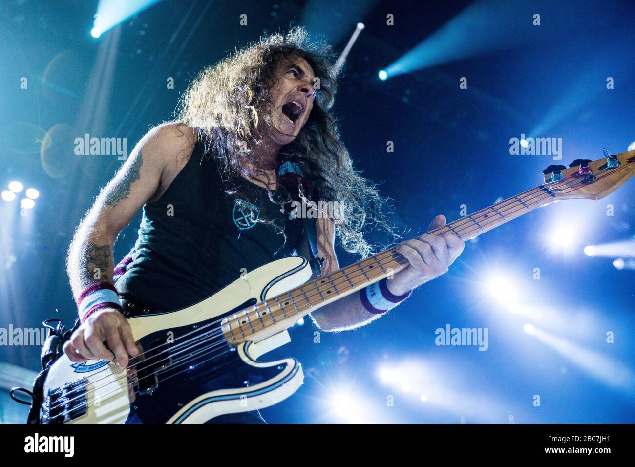 Steve harris iron maiden bass hi-res stock photography and images - Alamy