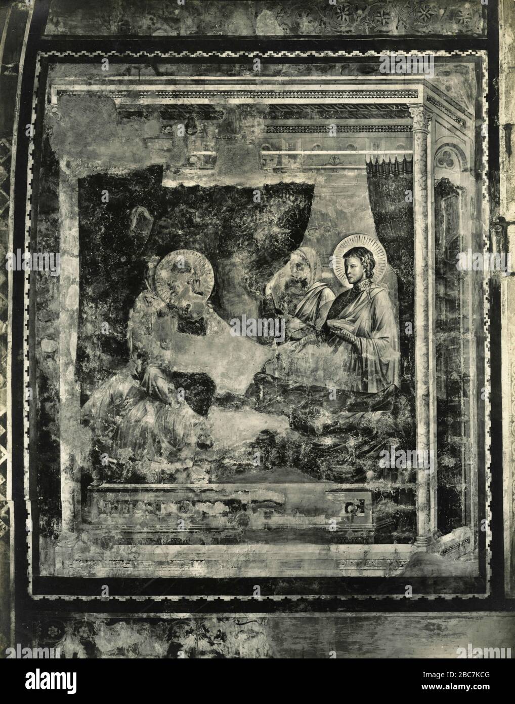 Jacob deceiving Isaac, painting by Roman School of Cavallini, S ...