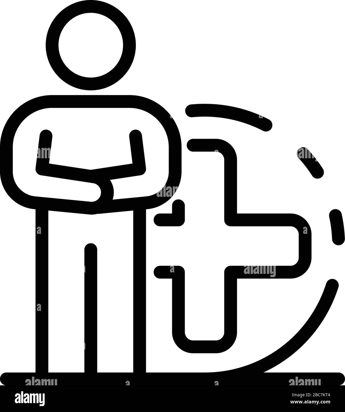 Human medical care icon, outline style Stock Vector Image & Art - Alamy