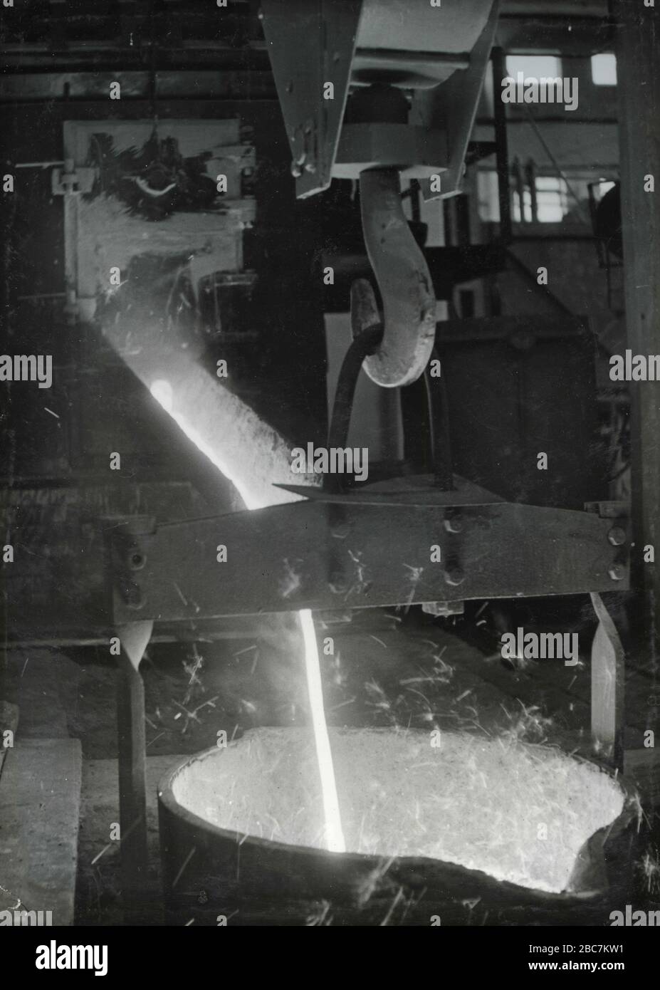 The first production of the Sovietic steel plant Stalin, Dunaújváros ...