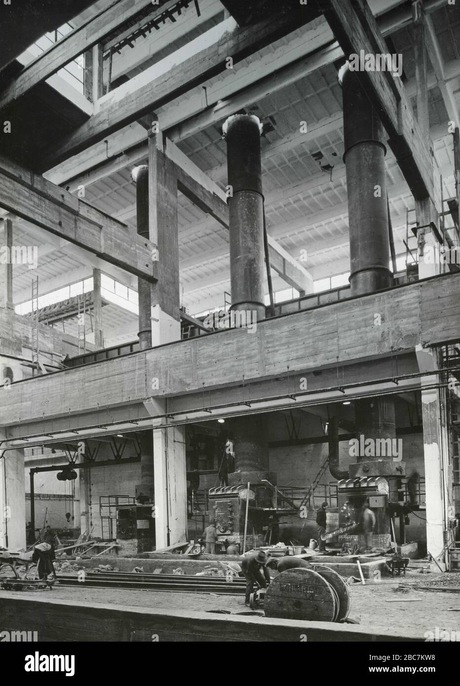 Workers at the assembling department, Inauguration of the Sovietic ...