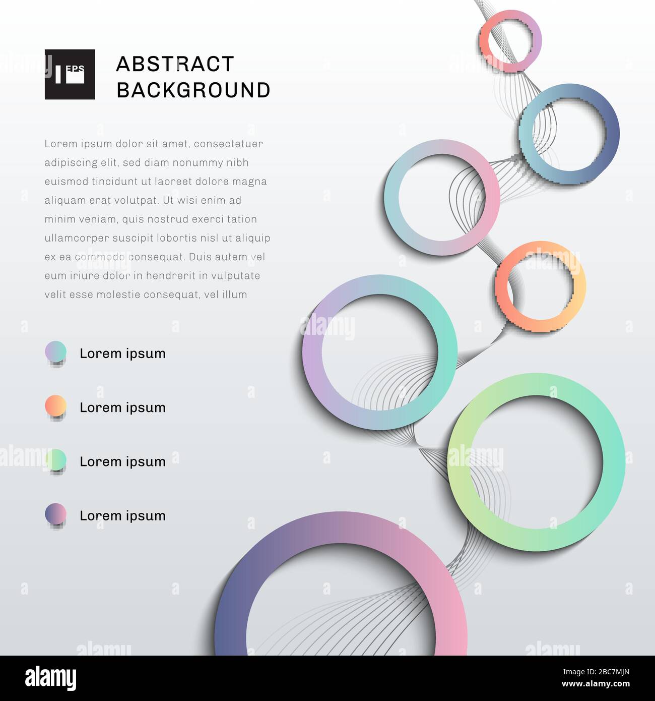 Abstract background brochure template colorful paper style border ...