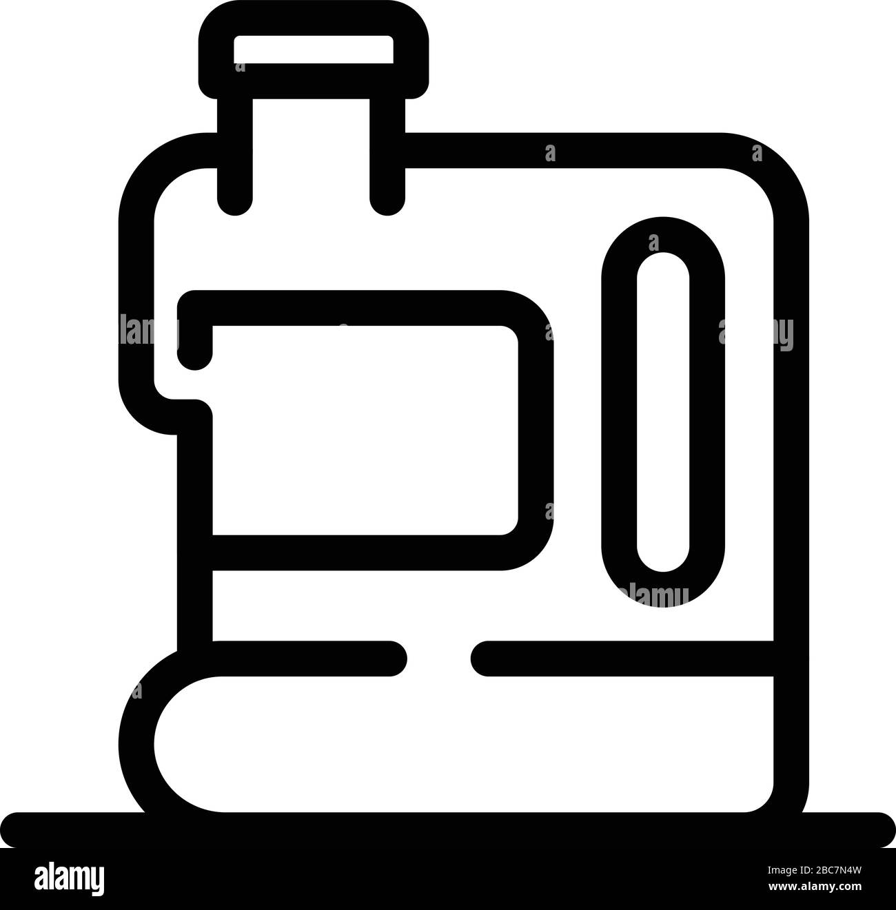 Canister icon, outline style Stock Vector Image & Art - Alamy