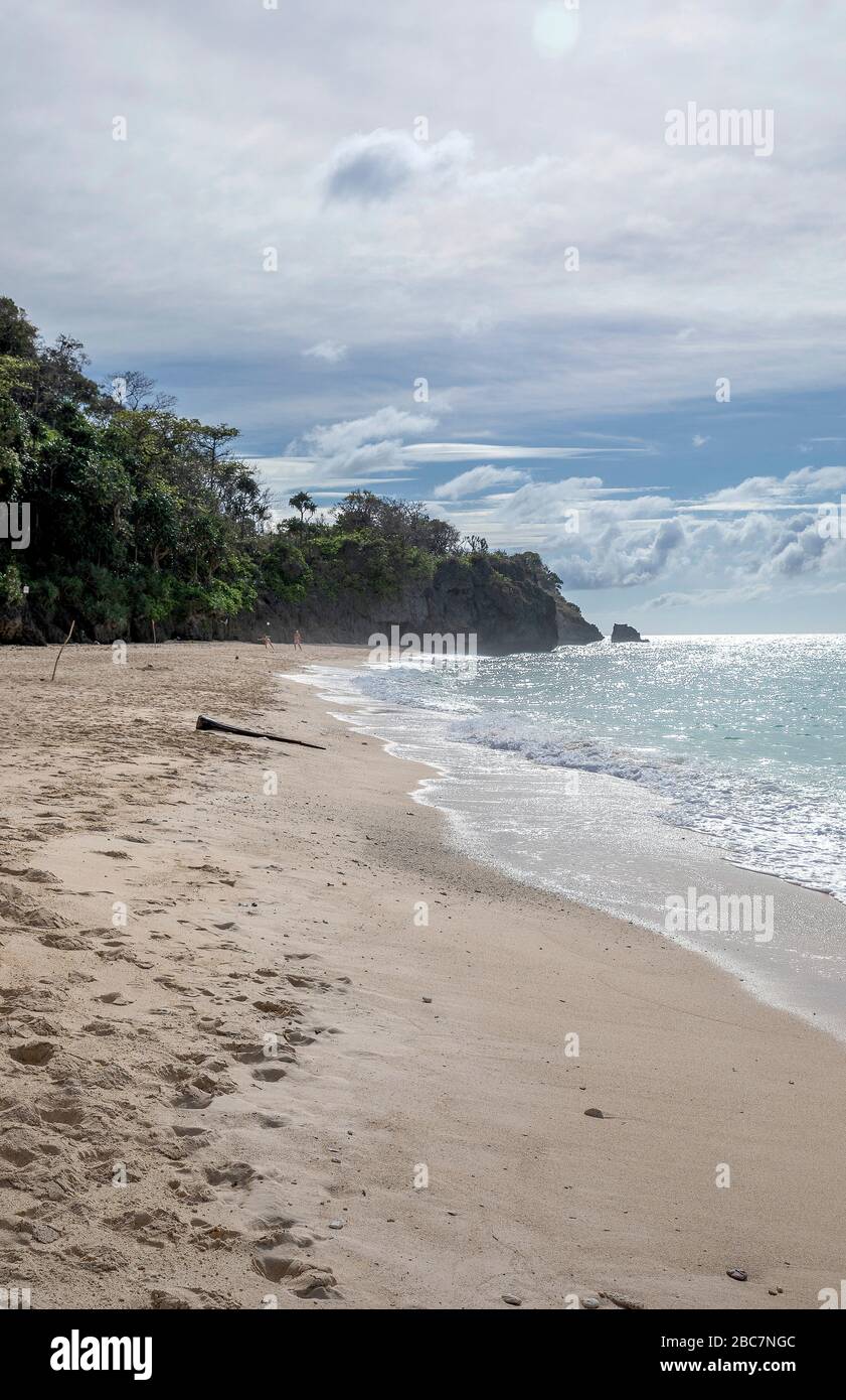 Boracay Island beautiful beach puka shell beach, Philippines Stock ...