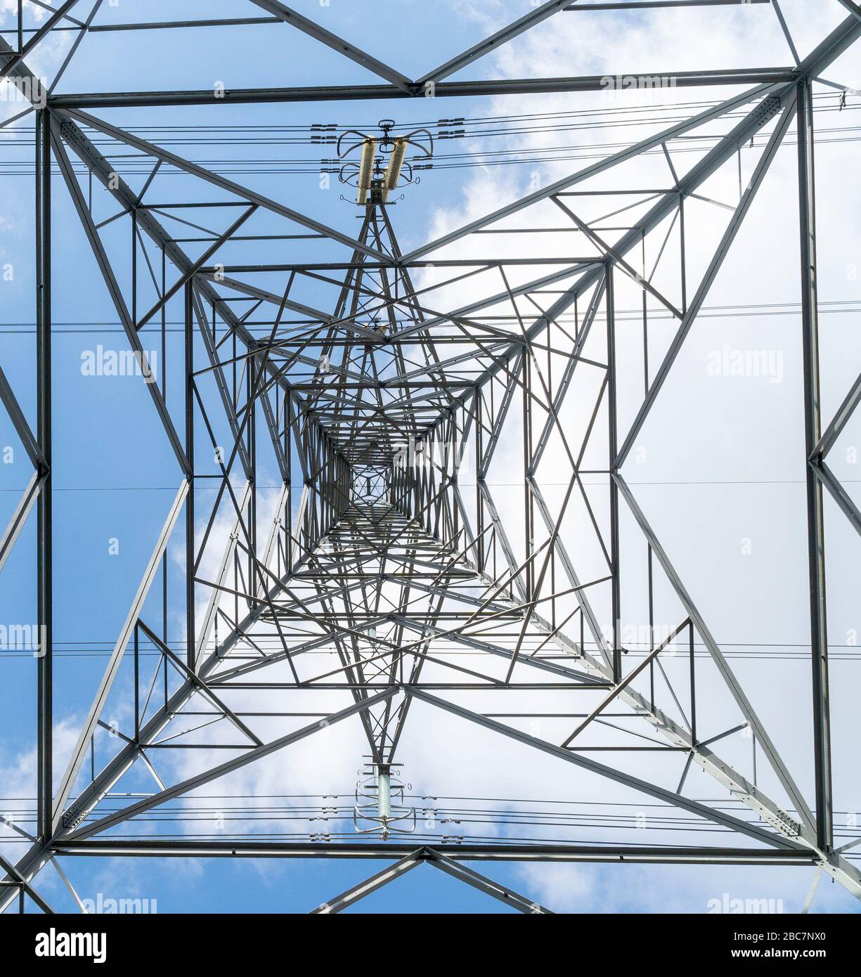 High voltage pylon insulators hi-res stock photography and images - Alamy