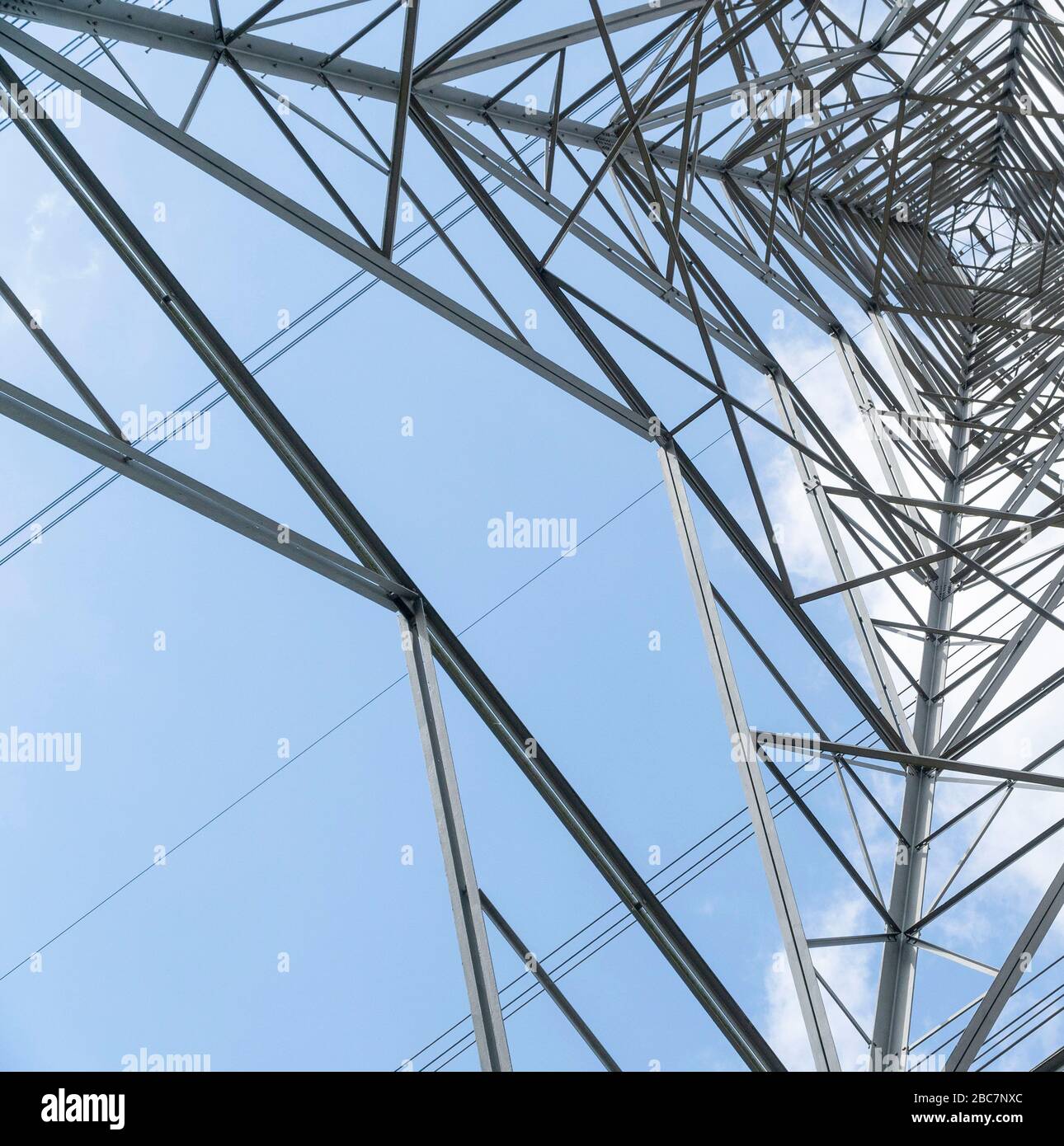 National Grid Pylons -L6D Stock Photo - Alamy