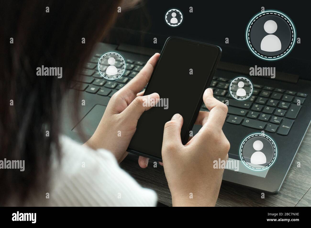 Portable computer device hi-res stock photography and images - Alamy